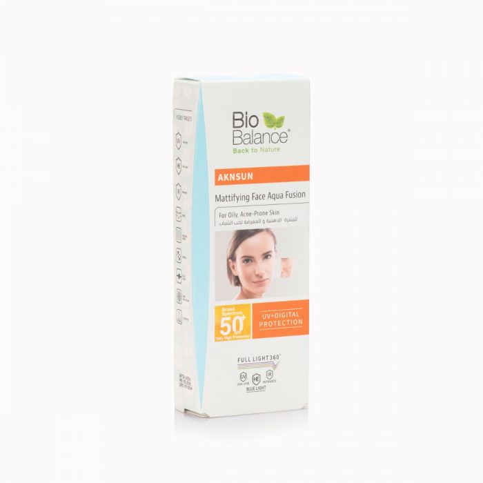 Biobalance Aknsun Mattifiying Face Aqua Fusion for Oily, Acne-prone Sk ...