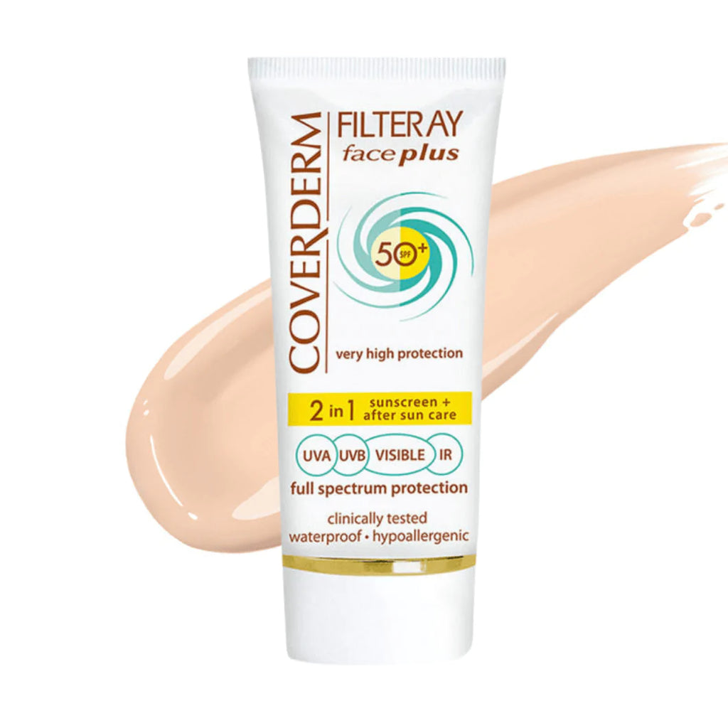Coverderm Filteray Face Plus Spf50 For Normal Skin Tinted – SohatiCare ...