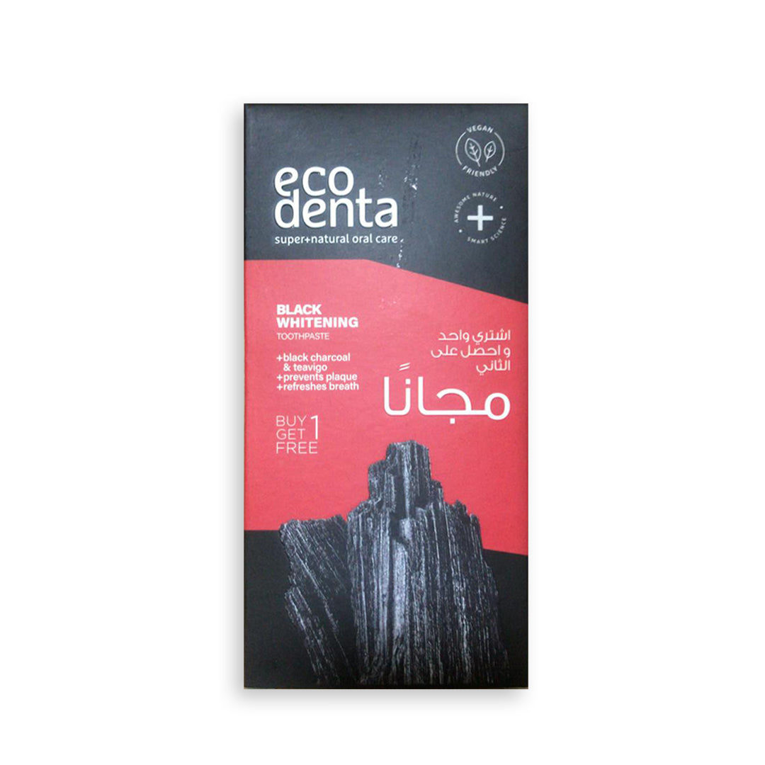 Duo Offer : Ecodenta Black Whitening Toothpaste – SohatiCare Jordan